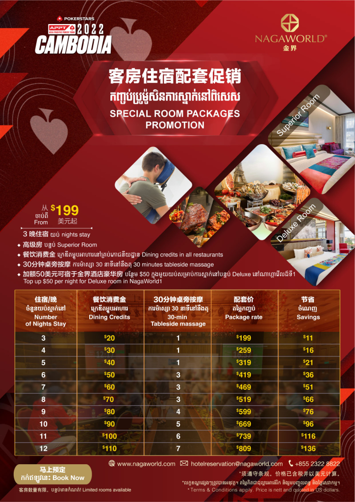 APPT NagaWorld Rooms Promo - NagaWorld