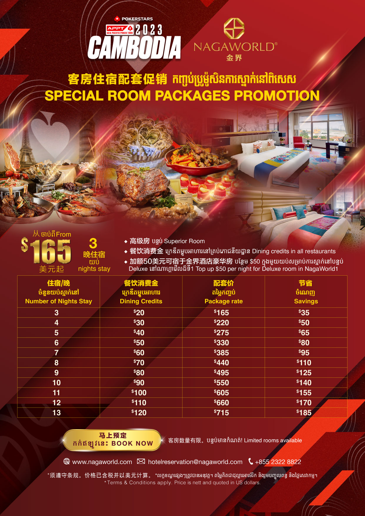 APPT NagaWorld Rooms Promo - NagaWorld